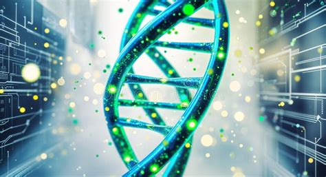 Exploring Dna Structure And Genetic Code For Science And Medical Research Innovation Stock