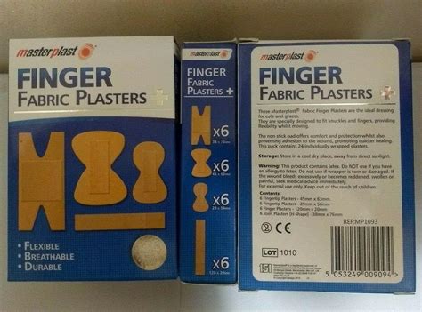 Fabric Finger Plasters Pack Of 24 Buy Now With Express International Delivery