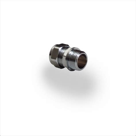 Male Iron Coupler Chrome Compression Fitting Pipe Dream Fittings