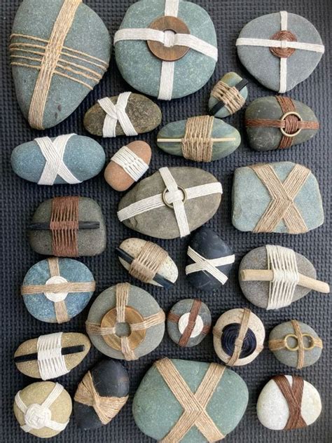 How To Create Wrapped Rocks In 2025 Rock Crafts Diy Diy Stone Wrapping Stone Wrapping