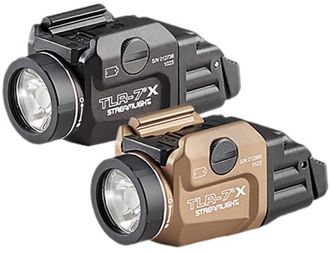 Streamlight Tlr 7x 500 Lumens 1 Hour Runtime Duel Fuel Matte Finish