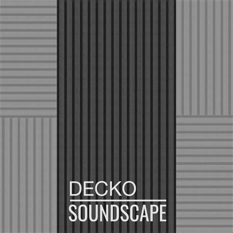 Decko Soundscape Acoustic Wall Ebony Long — Decko Australia