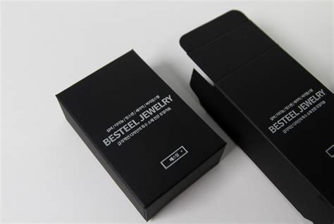 [쥬얼리 패키지 제작] 펠트무늬가 돋보이는 패키지 박스메이커스 팩토리엠 박스제작 전문업체