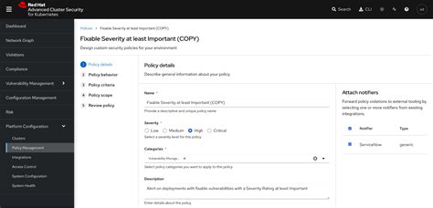 how to integrate red hat advanced cluster security for kubernetes with