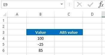 Excel VBA Solutions How To Use Excel ABS Function
