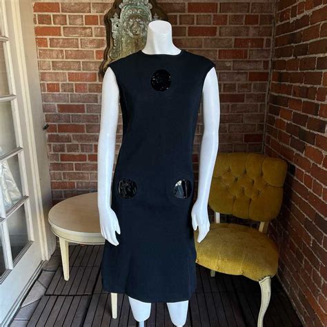 1960s Mod Black Dress Gem