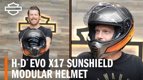 Harley Davidson Evo X17 Sunshield Modular Motorcycle Helmet Overview