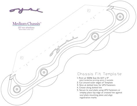 Oysi Inline Skating Medium Chassis Multiple Colors Thuro
