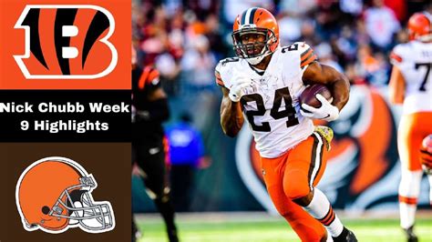 Nick Chubb Highlights Vs Bengals Nfl Week 9 Youtube