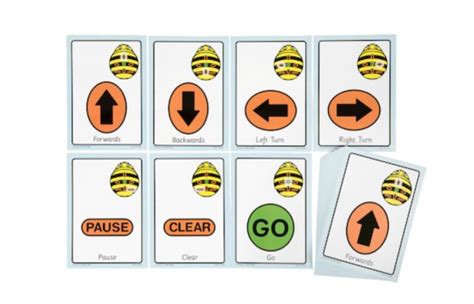 A5 Bee Bot® Sequence Cards Editmicro