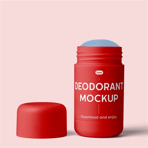 Free Open Deodorant Bottle Mockup Mockupbee