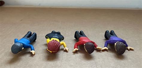 The Wiggles Figures Lot Of 4 3 Anthony Emma Lacky Simon Toy