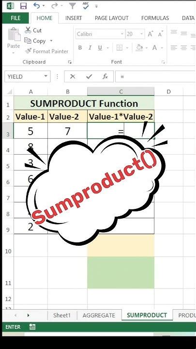 Excel Sumproduct Function Explained Multiply And Sum Like A Pro Excel Youtube