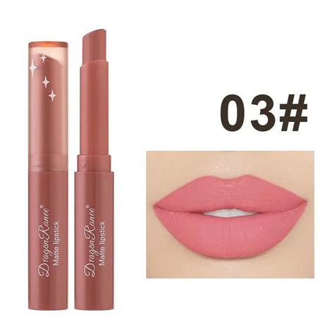 Matte Nude Lipstick 24 Hours Long Lasting Korean Cosmetics