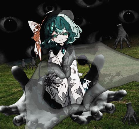 Hemophobia Komeiji Koishi Touhou 1girl Black Hat Blouse Buttons