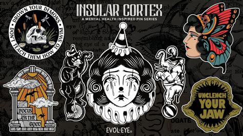 Insular Cortex A Mental Health Inspired Pin Series Rpins