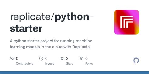 Github Replicatepython Starter A Python Starter Project For Running