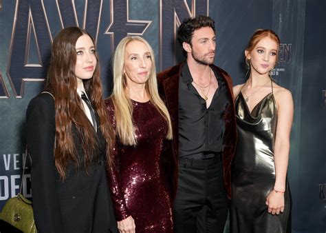Aaron Taylor Johnson 34 And Wife Sam 57 Step Out With Her Eldest