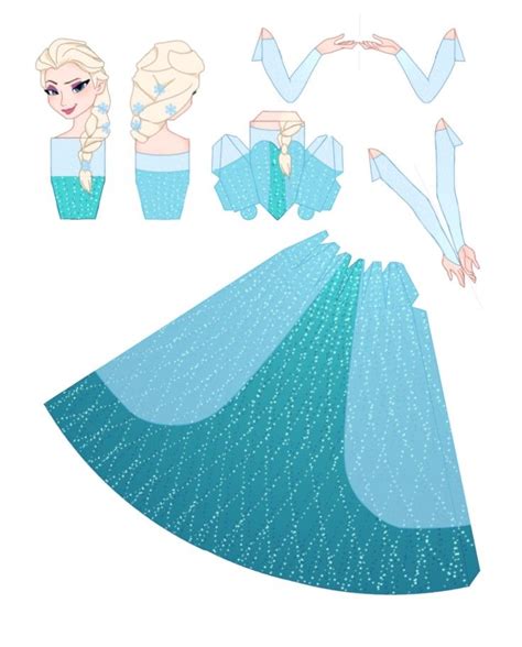 Frozen Free Printable 3d Paper Dolls Artofit