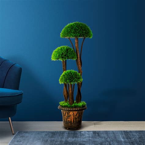 Decoratiune Cu Plantă Artificială Arbust Boxwood Sferic 90 Cm