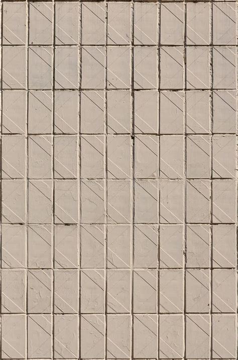Old Soviet Beige Wall Tiles The Texture Of The Classical Outer Stock