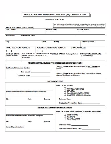 Free 6 Nurse Practitioner Personal Statement Samples School