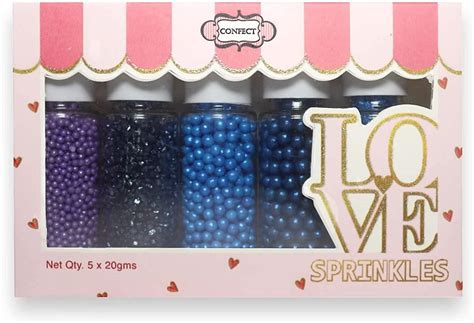 Crystal Candy Edible Flakes 6g Edible Flakes For Cakes