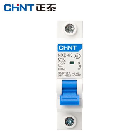 Chint เบรกเกอร์ไฟฟ้า คุณภาพสูง Nxb C63 1p 6a 63a Shopee Thailand