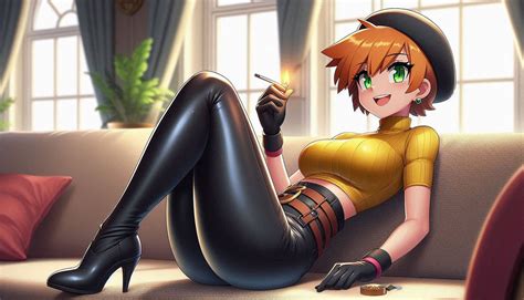 Misty Learn To Smoke By Mjproart On Deviantart