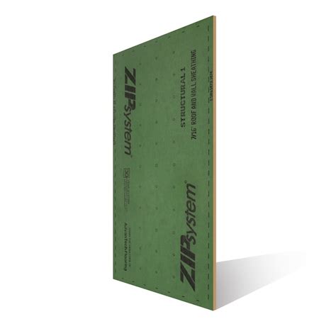 Zip System 716 In X 4 Ft X 8 Ft Osb Sheathing In The Plywood