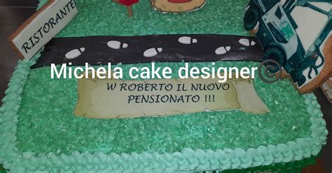 Michela Cake Designer Torta Pensionamento