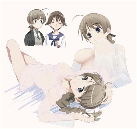 Lynette Bishop Miyafuji Yoshika Strike Witches World Witches Series Highres 2girls O