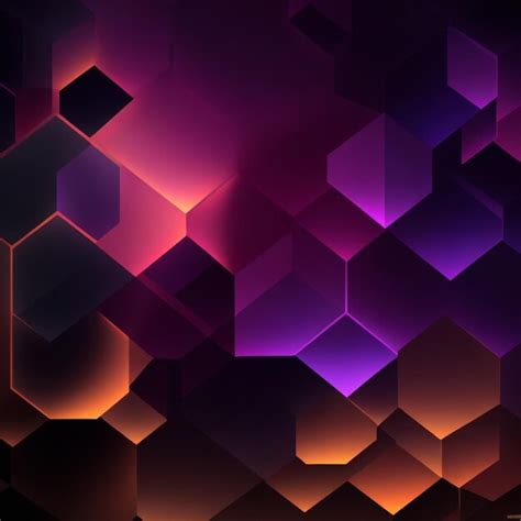 Premium Ai Image Hexagonal Background