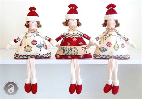 Projeto Digital Pdf Molde Bonequinha De Natal Amellie