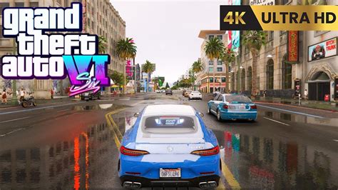 Gta 6 New Gameplay With Mercedes Benz 4k Ultra Hd Youtube