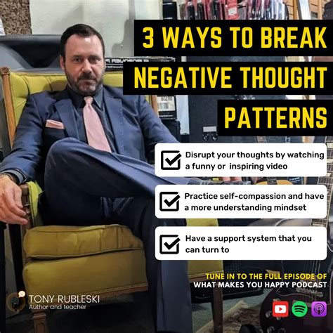 3 Ways To Break Negative Thought Patterns