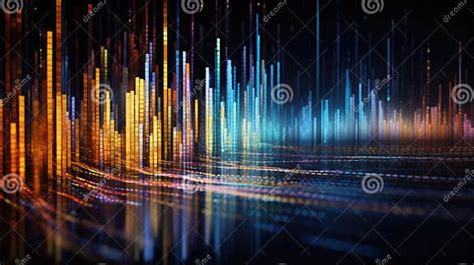 Visualizing In A 3d Bar Diagramm Of Big Data Generated By An Clustering Algorithm Stock