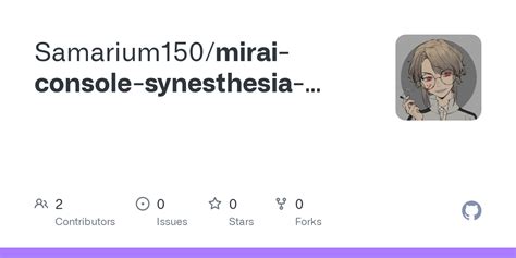Github Samarium150mirai Console Synesthesia Beacon