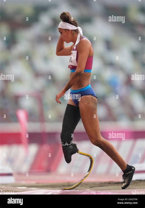 August 28 2021 Beatriz Hatz From Usa At Long Jump During Athletics At