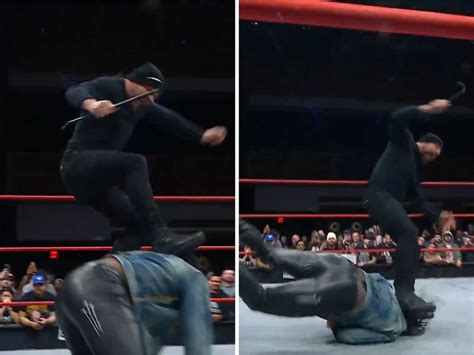 Jon Moxley Uses Seth Rollins Curb Stomp On Swerve Strickland