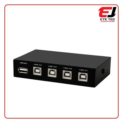 4 Port Switch Printer Splitter Eye Tec Computers