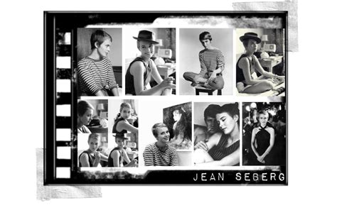Jean Seberg Pixie And Stripes Trendcrossingit