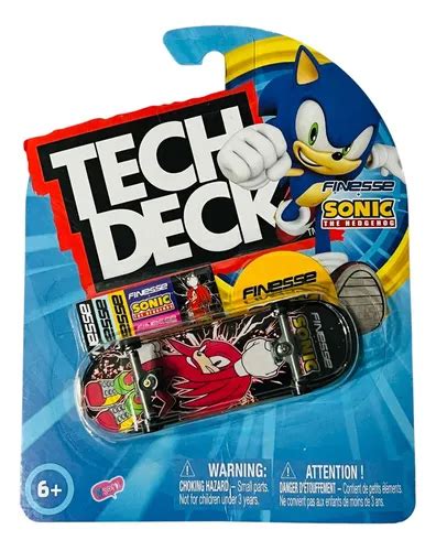 Tech Deck Finesse Sonic The Hedgehog Knuckles Mercadolibre