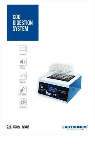 Microprocessor Cod Digester System At ₹ 60000 Cod Digestion Apparatus