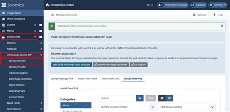 Drupal Saml Joomla Sso Authentification Unique Saml Avec Joomla