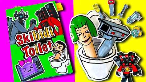 Skibidi Toilet Game Book Diy Puzzle Games Youtube