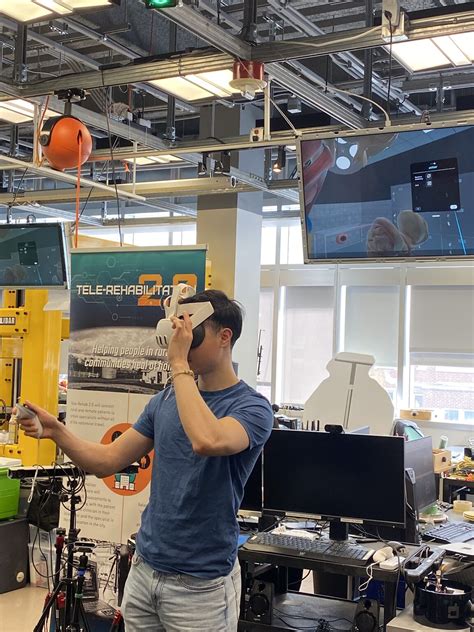 Thank You For The Tour Of The Rehab Robotics Lab University Of Alberta Martin Ferguson Pell Ph