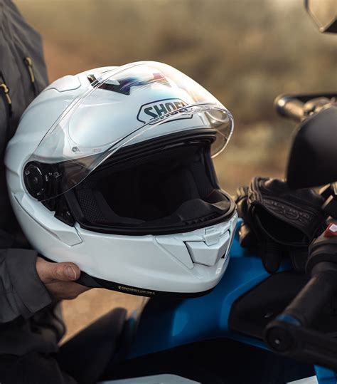 Shoei Full Face Helmet Gt Air3 White At Thunderbike Shop