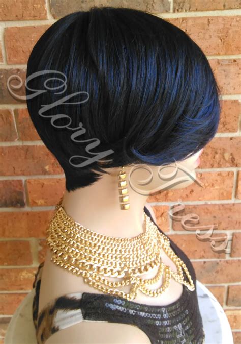 Ready To Ship Short Razor Cut Full Wig Pixie Cut Hairstyle Etsy