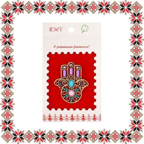 Martisor Brosa Mana Lui Fatima Filigranata